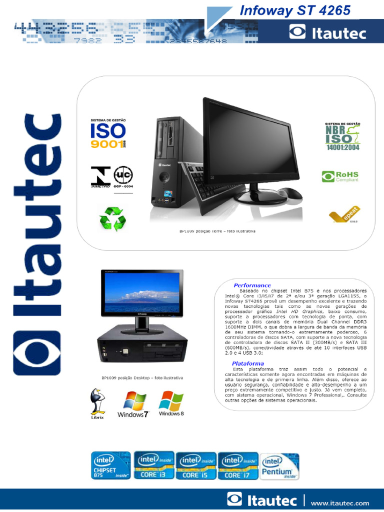 Infoway ST 4265 | PDF