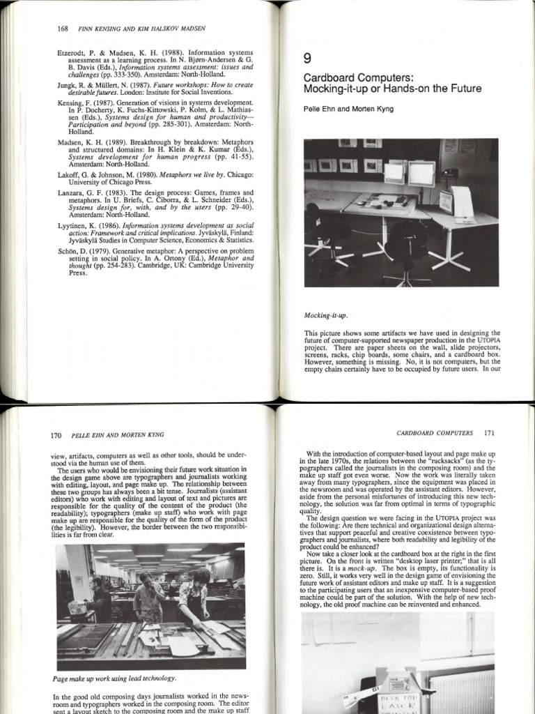 Participatory Design with Mock-Ups | PDF | Prototype | Simulation