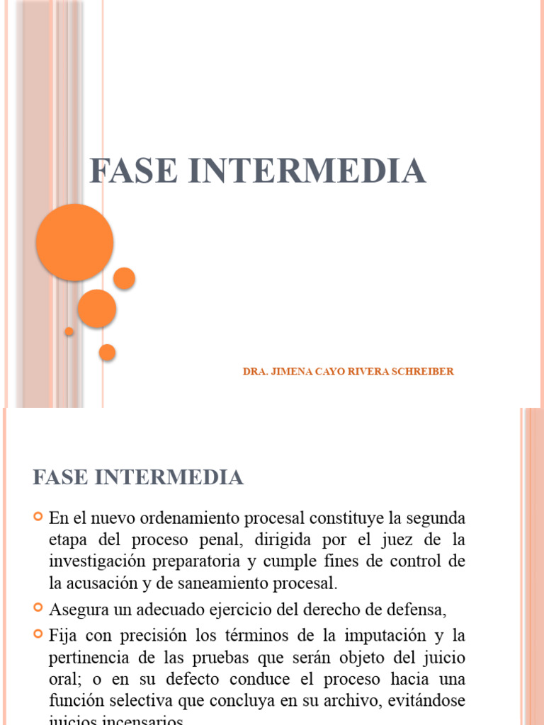 Fase Intermedia | PDF | Fiscal | Evidencia (ley)