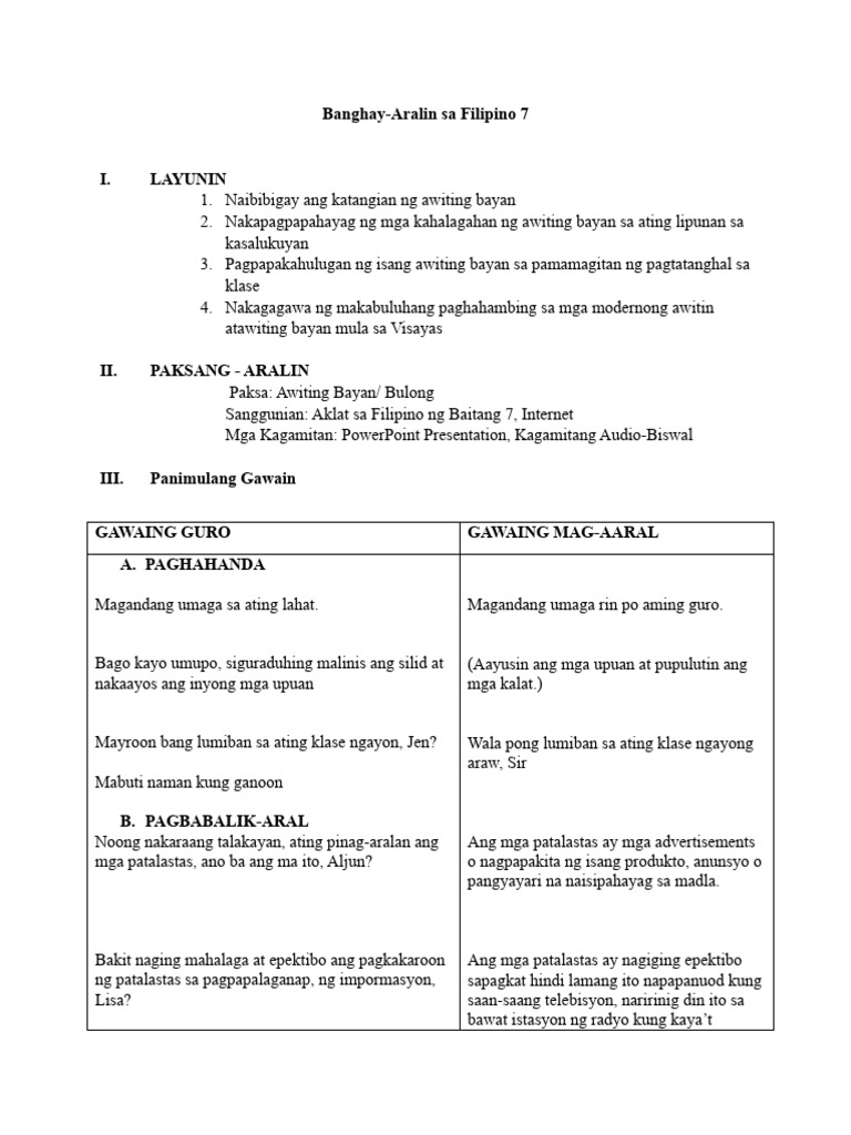 Alamat Filipino 9 | PDF