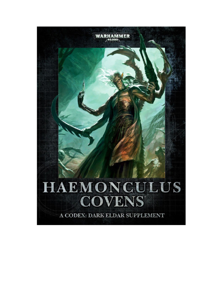 Haemonculus Coven Beta Test V8 | PDF