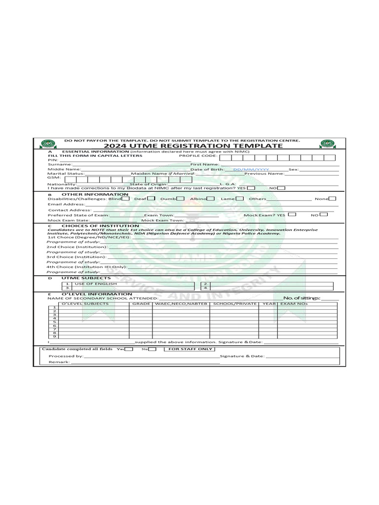 WWW Jamb Gov NG | PDF
