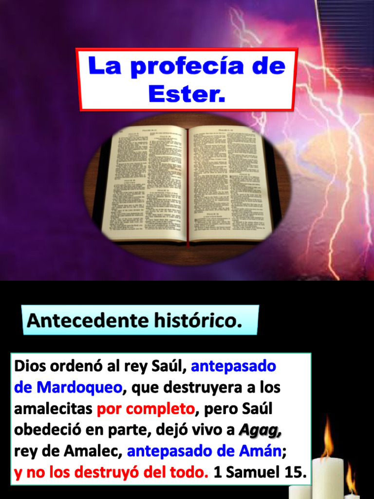 Profecía de Esther | PDF | Esther | Creencia religiosa y doctrina