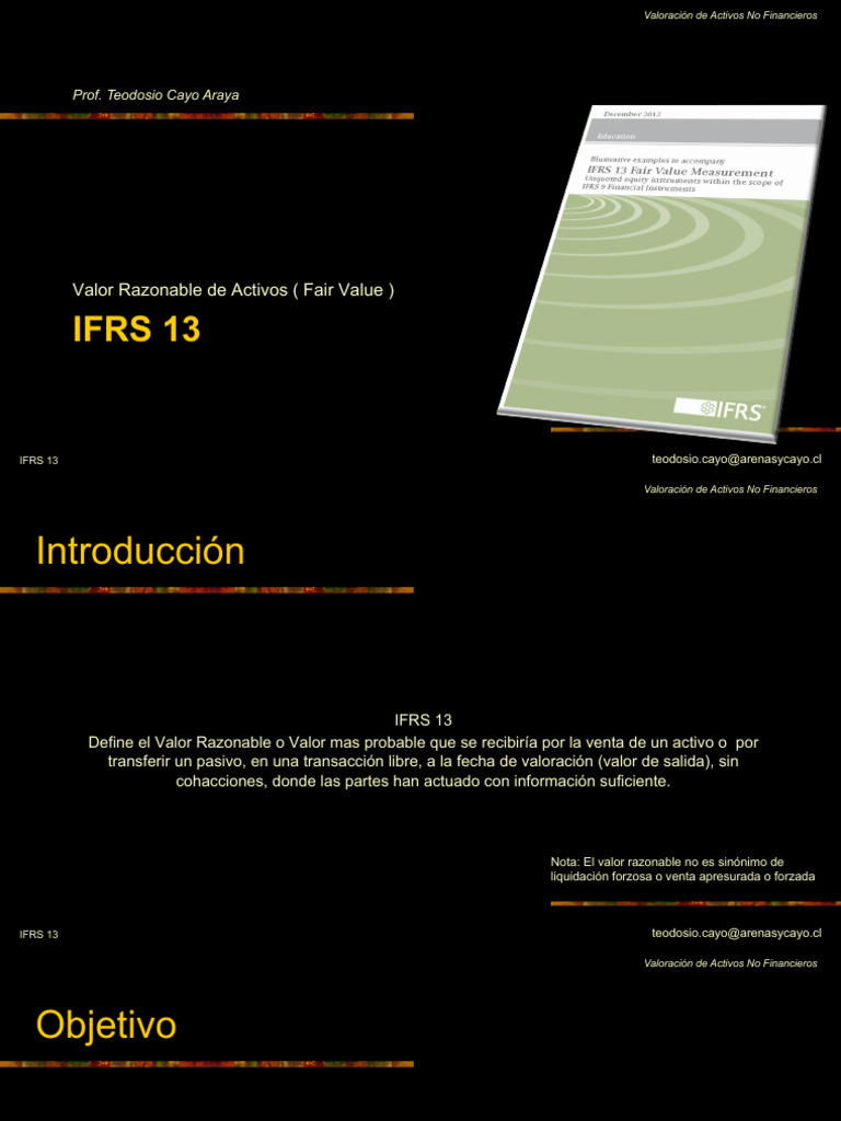 13 Norma Ifrs 13 | PDF | normas internacionales de INFORMACION ...