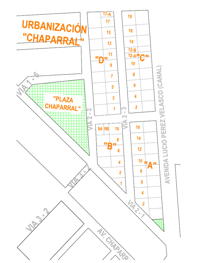 Plano Chaparral Manz | PDF