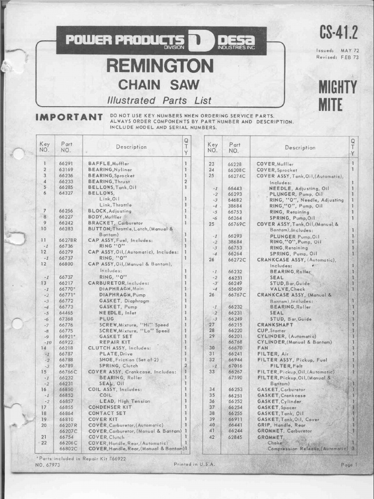 Remington Mighty Mite | PDF
