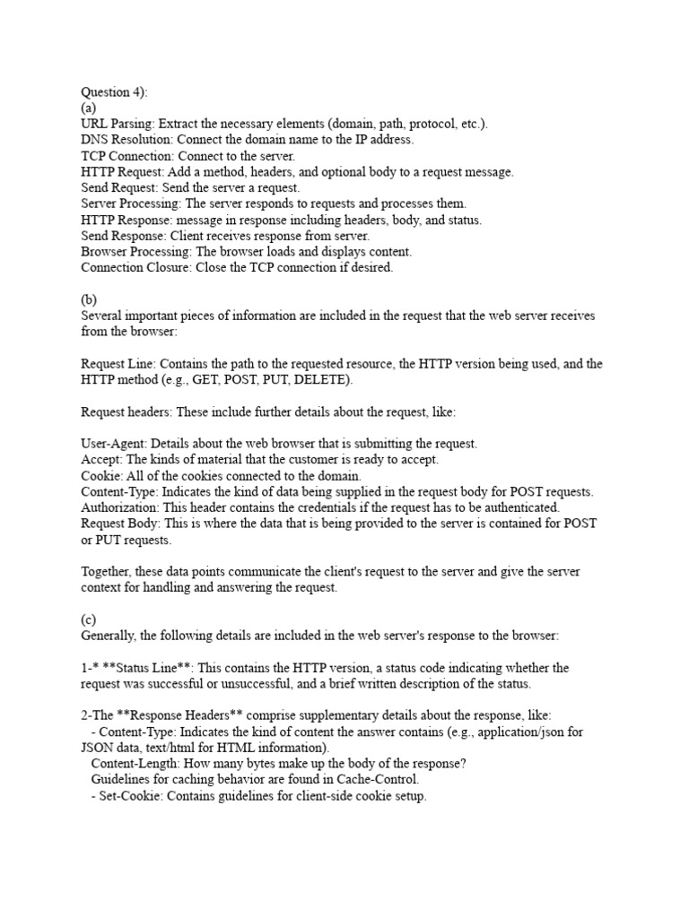 Exam | PDF | Transmission Control Protocol | Networking