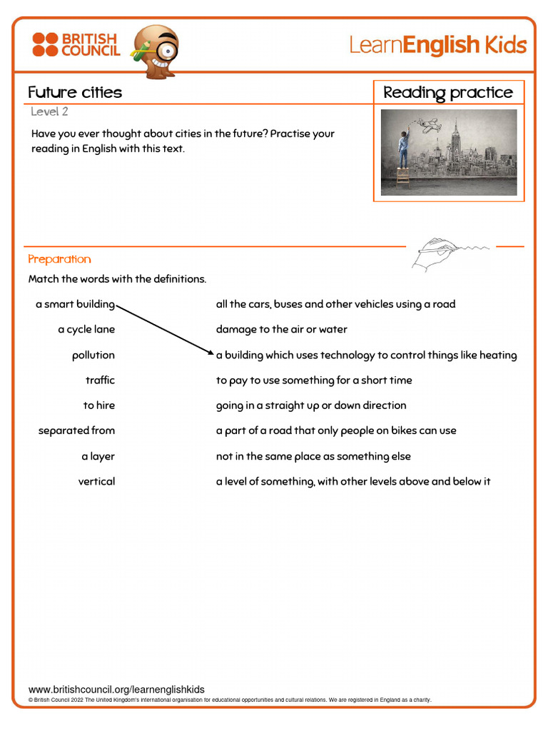 Future Cities: Reading Practice for Kids | PDF | Road | Transport