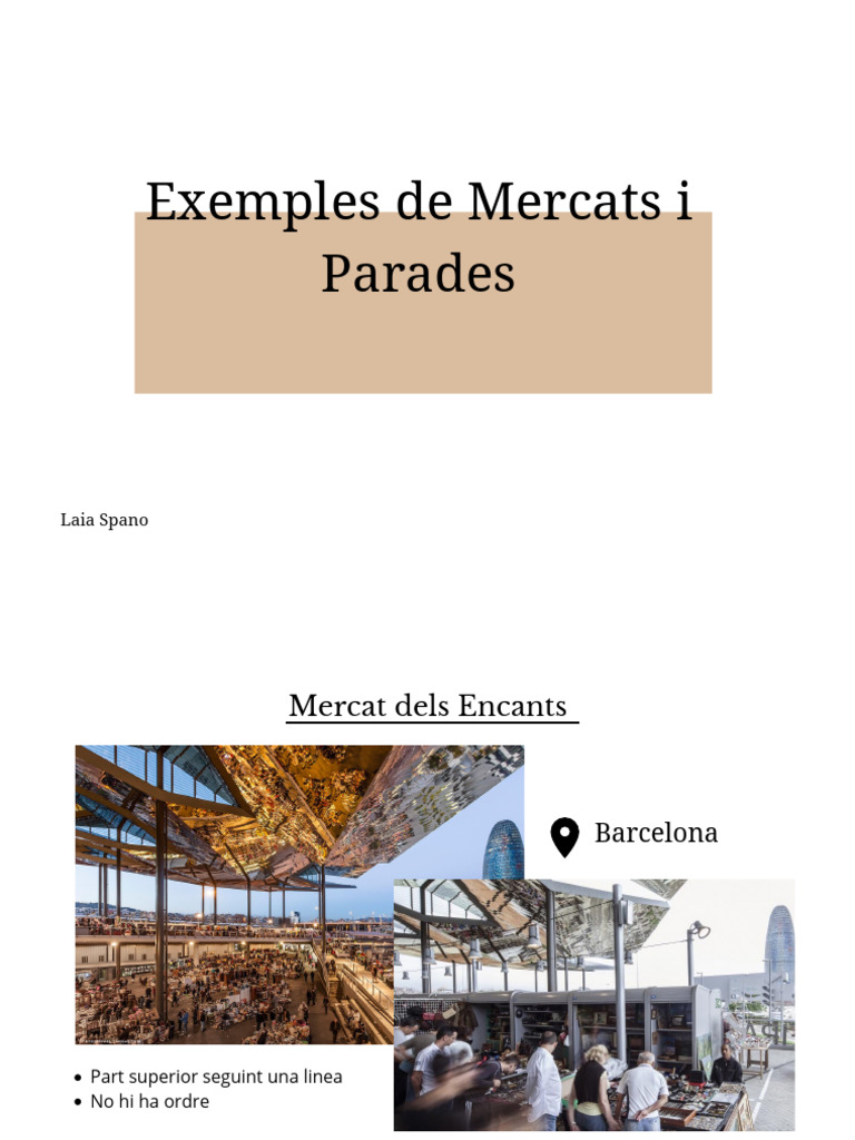 Mercat Dels Encants | PDF