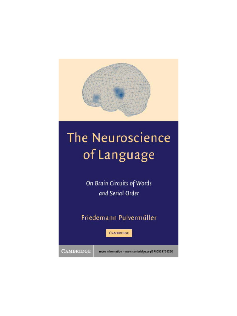 Pulvermüller (2001) - Words in The Brain | PDF | Cerebral Cortex | Perception