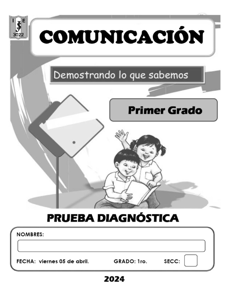 1er Grado - Prueba-Diagnostica-Lectura | PDF