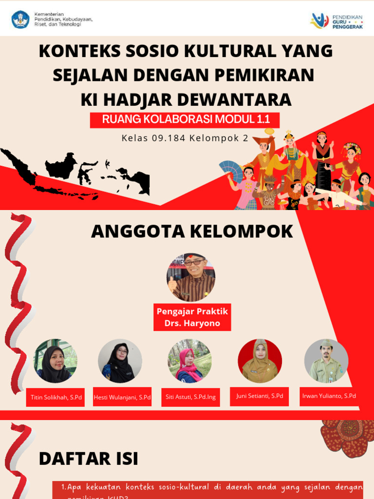 Konteks Sosio Kultural Yang Sejalan Dengan Pemikiran Ki Hadjar ...