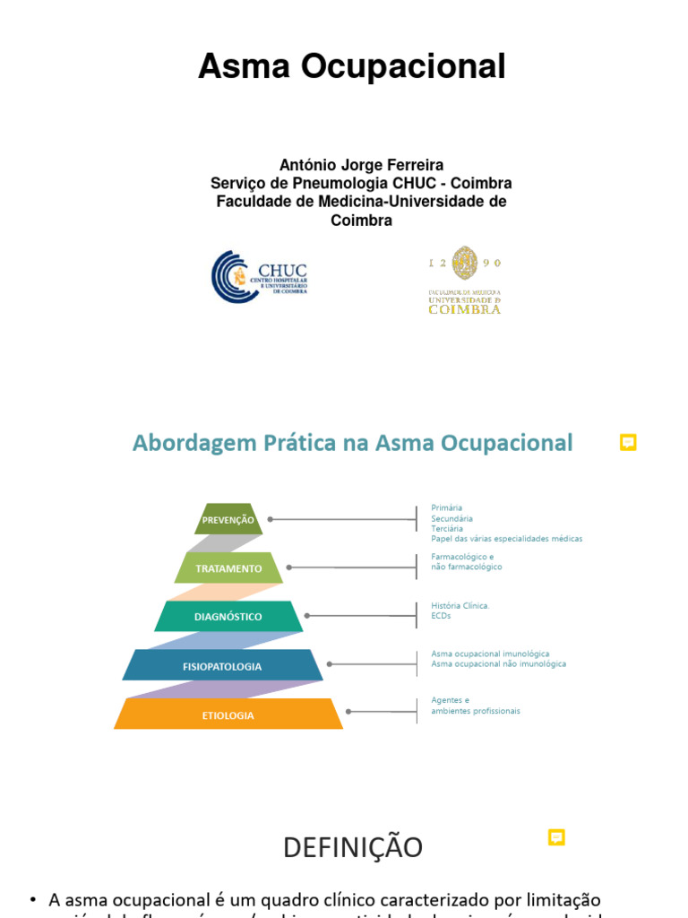 Guia de Asma Ocupacional para Profissionais | PDF | Asma | Alergia