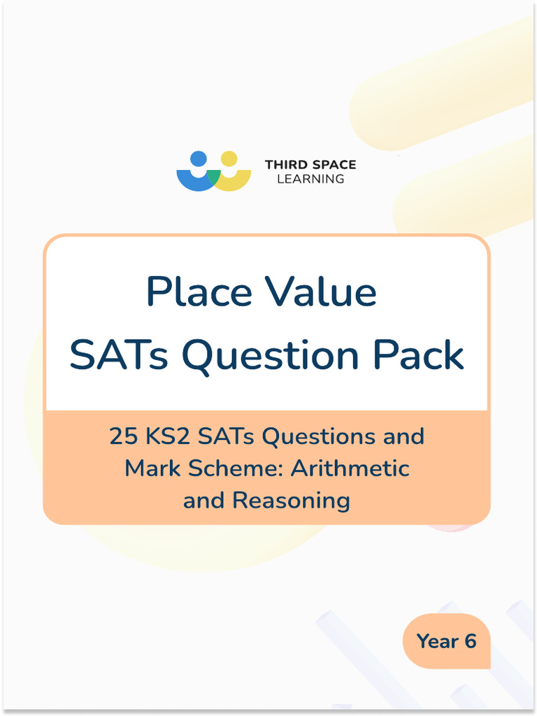 Place Value SATs Question Pack | PDF | Numbers | Sat