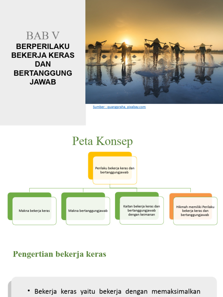 BAB 5 Perilaku Bekerja Keras Dan Bertanggung Jawab | PDF