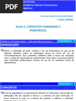Aula 01 Conceitos Básicos de Hardware | PDF