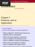 Chapter 5 Elasticity and Its Application | PDF | Elasticity (Economics) | Demand