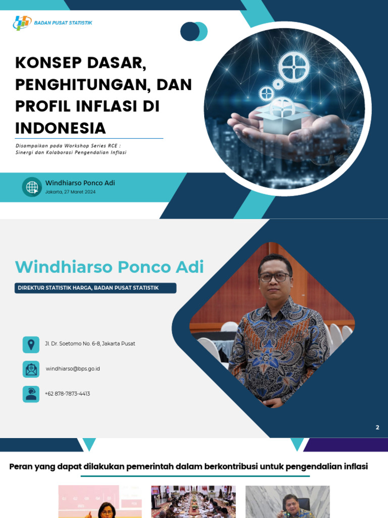 2024.03.27 - Konsep Dan Potret Inflasi Indonesia - Workshop RCE - Badan ...