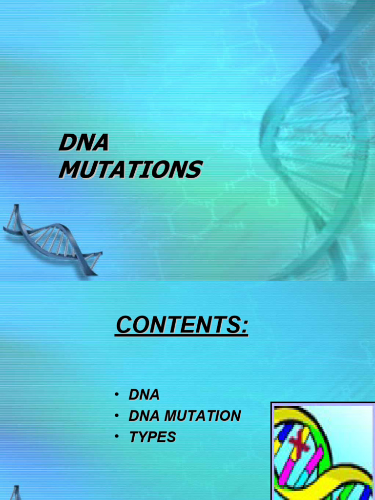 Dna Mutations | PDF
