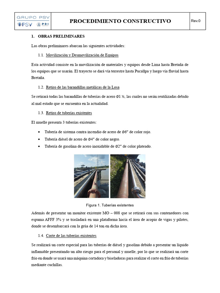 1.2 Procedimiento Constructivo | PDF