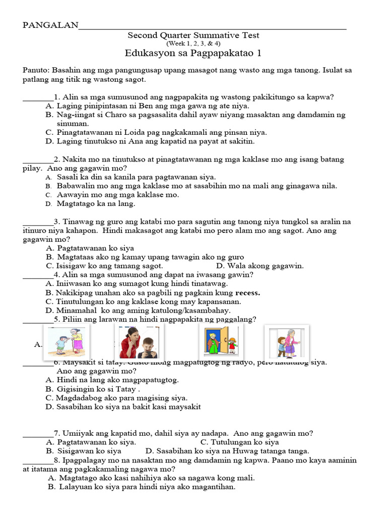 Second-Quarter-Summative-Test REAL | PDF