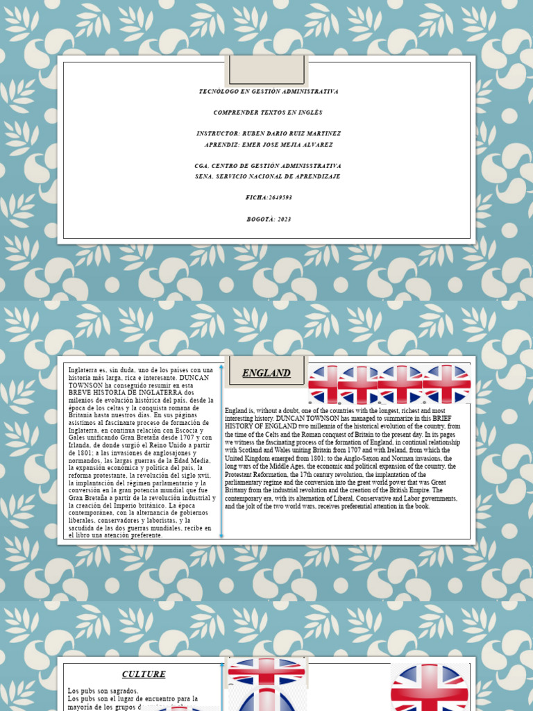 History England - Emer Mejia | PDF | Inglaterra