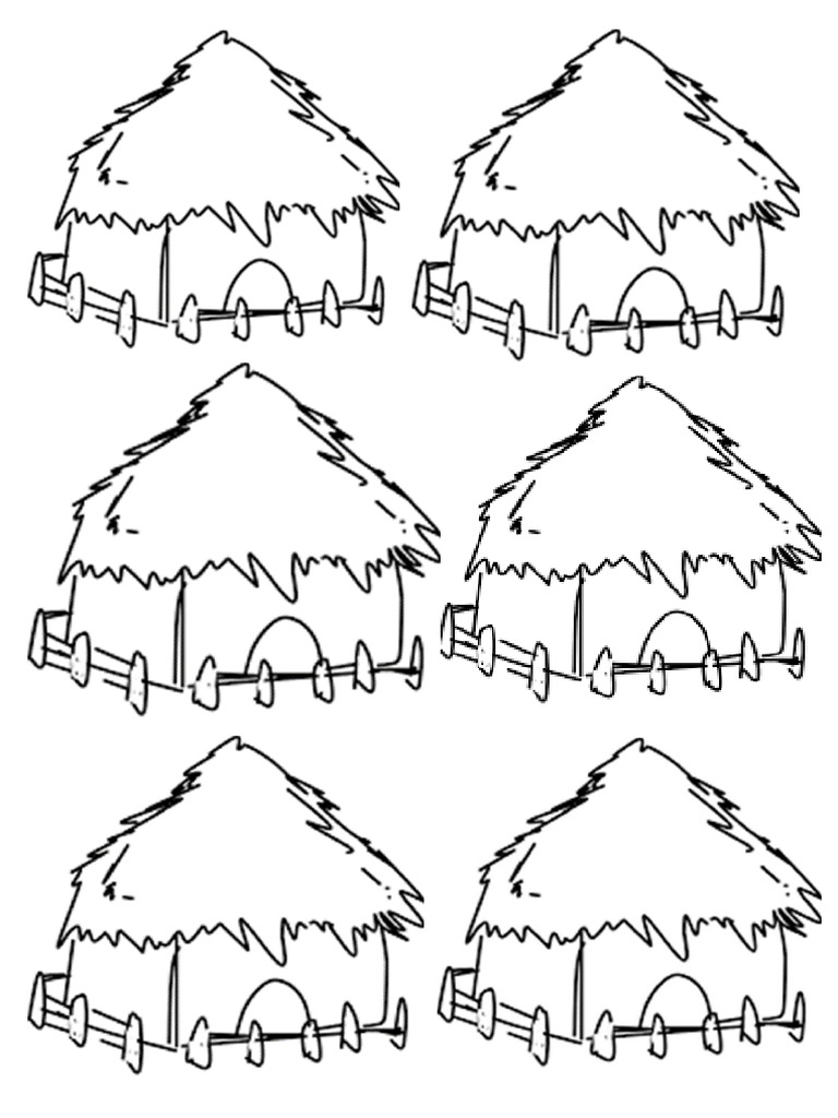 Choza para Colorer | PDF