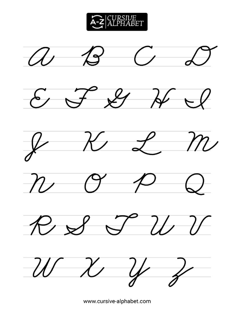 New-American-Cursive Alphabet | PDF