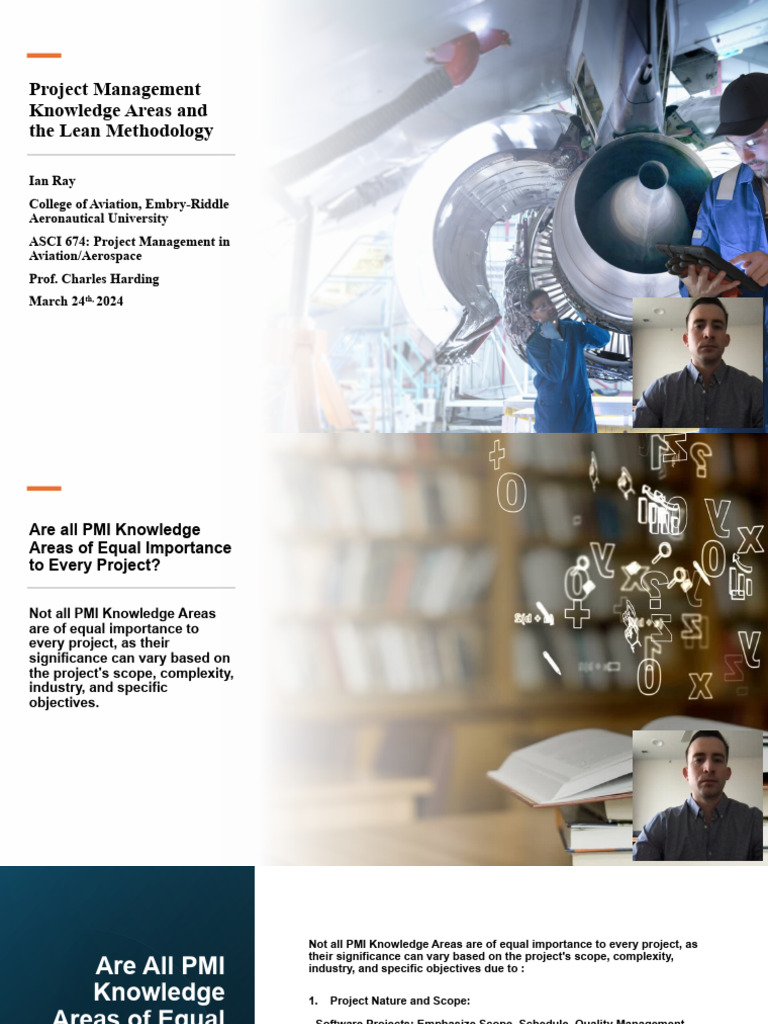 ASCI 674 Discussion 1.4 Presentation Assignment - 10 Project Management Knowledge Areas ...