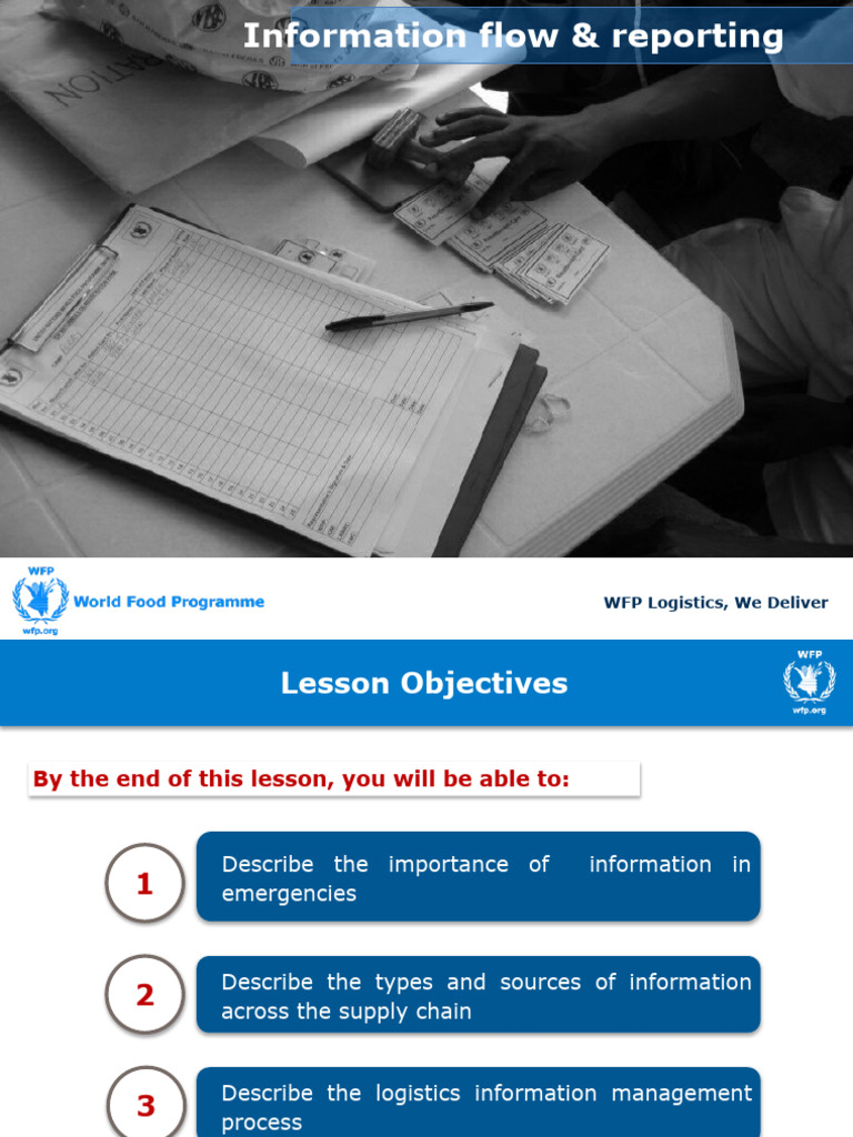 WFP Logistics, We Deliver | PDF | Logistics | Emergency Management