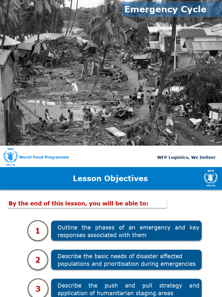 WFP Logistics, We Deliver | PDF | Emergency Management | Emergency