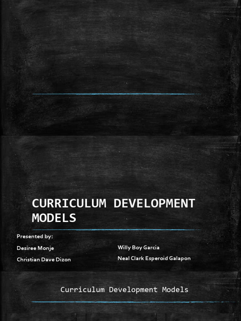 Curriculum Development Models | PDF | Curriculum | Cognition
