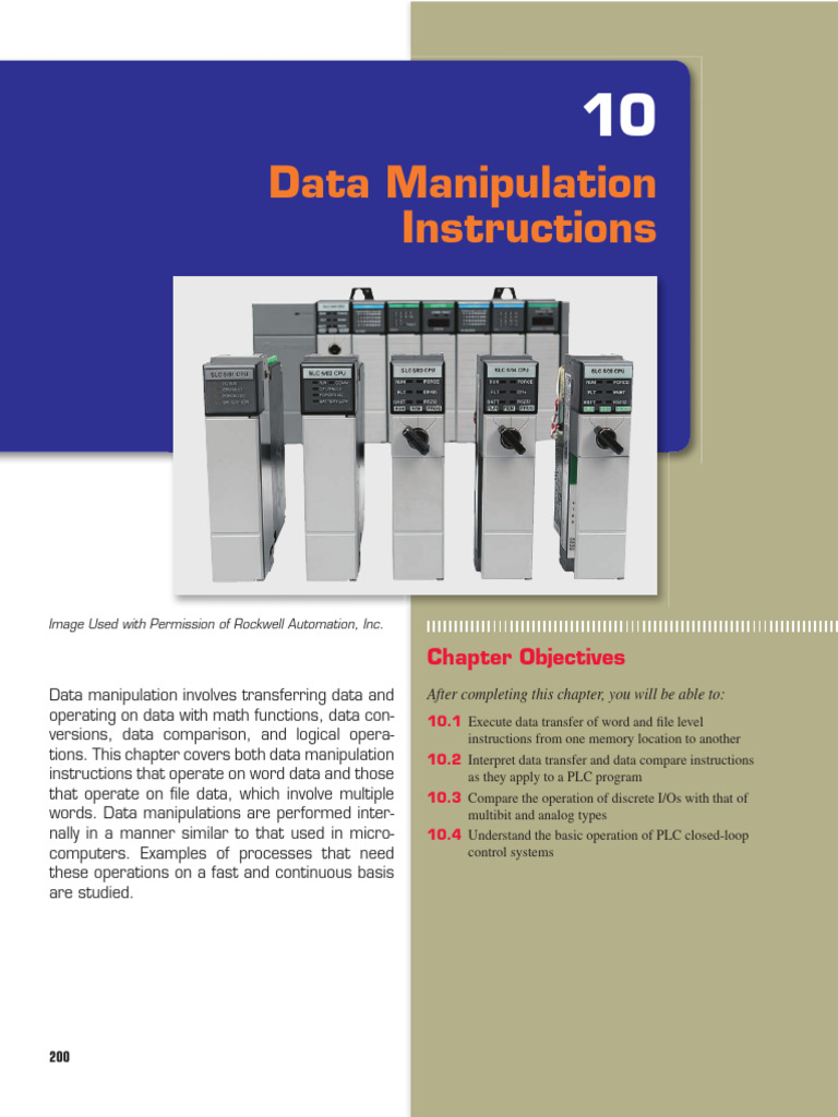 PLC Data Manipulation Guide | PDF | Programmable Logic Controller | Bit