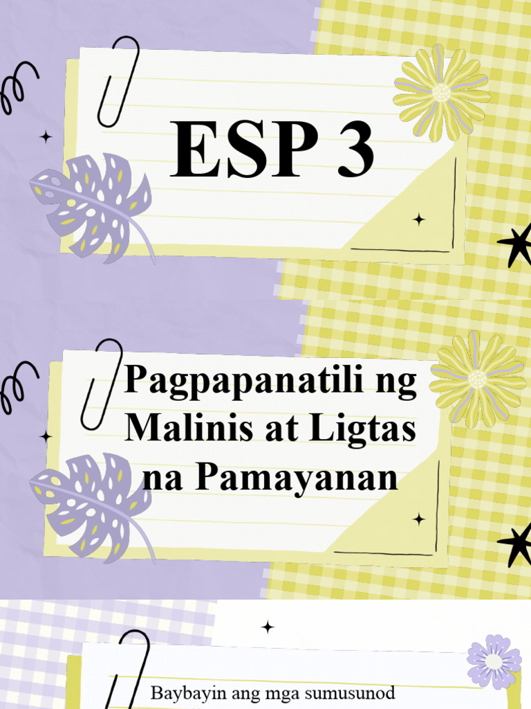 ESP3-Q3-W5-Day 1 | PDF
