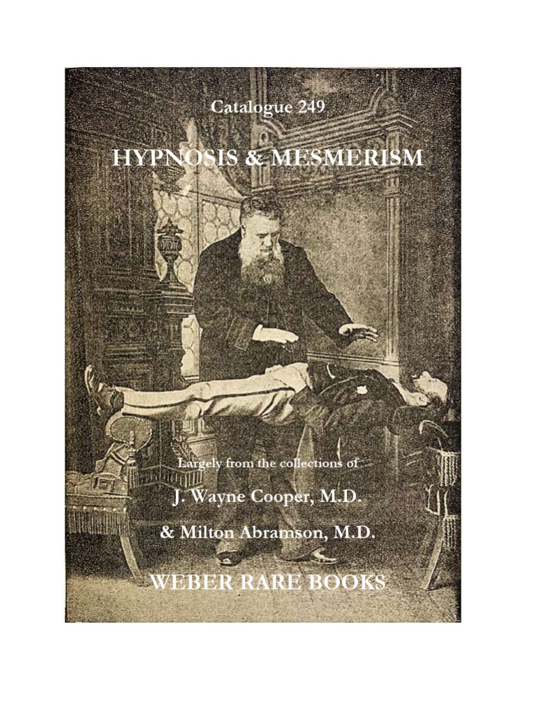 Hypnosis & Mesmerism Collection | PDF | Hypnosis | Psychotherapy