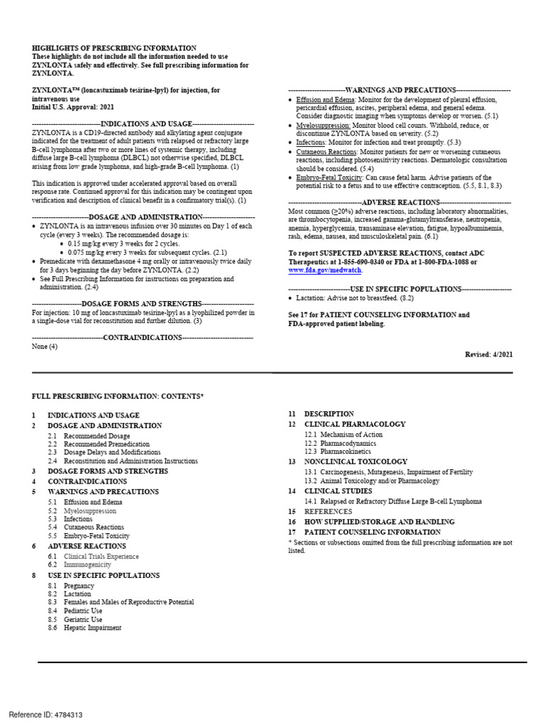 S 000 LBL | PDF | Clinical Medicine | Medical Specialties