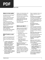 Patient Information Leaflet Tamoltra | PDF | Major Depressive Disorder ...
