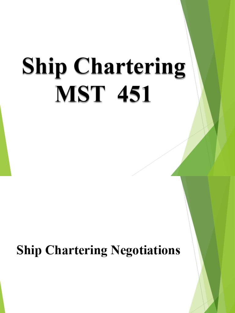 Ship Chartering Negotiation Guide | PDF | Breach Of Contract ...