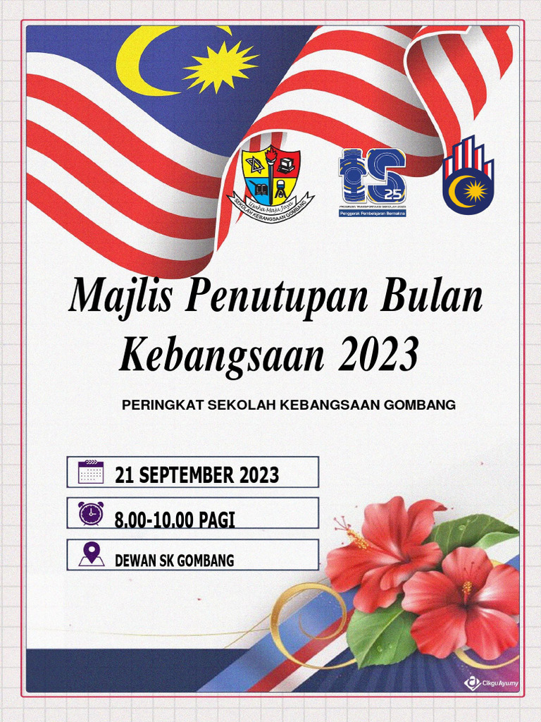 Brosure Penutupan Bulan Kebangsaan SKG 2023 | PDF