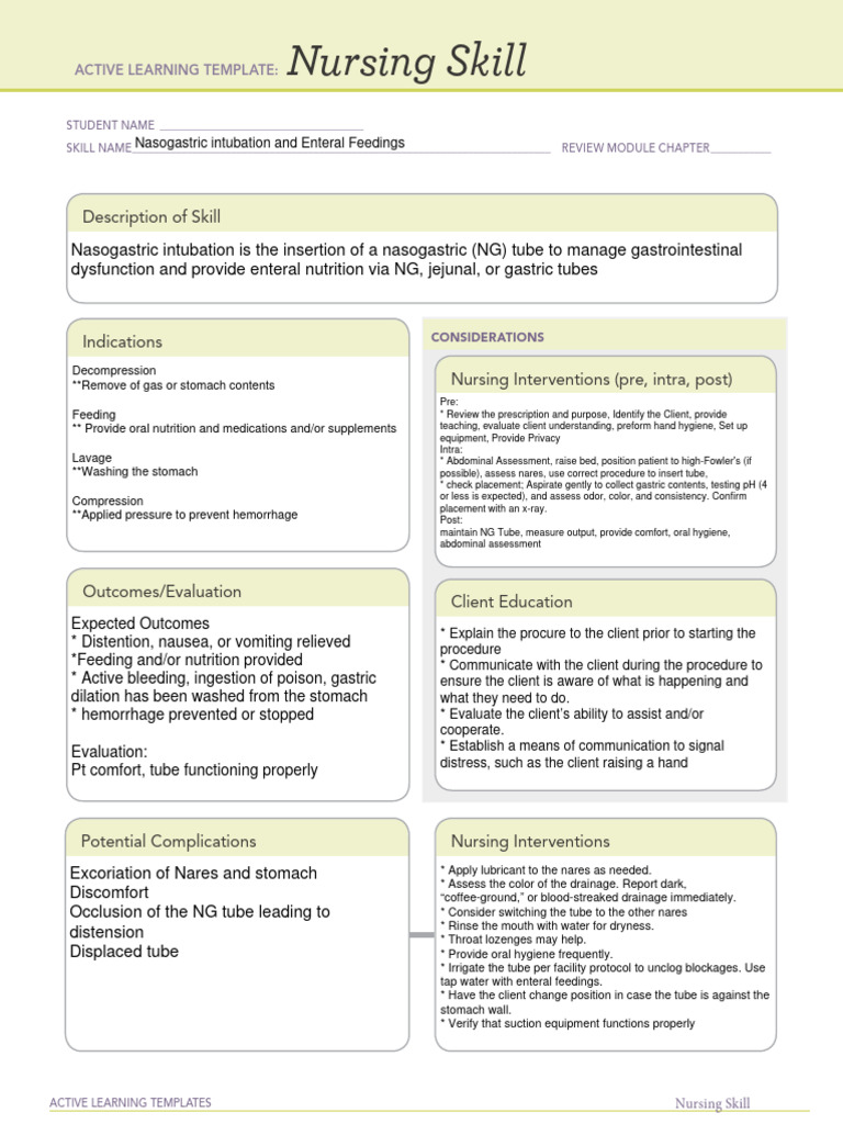 NG Tube Insertion and Care Guide | PDF | Clinical Medicine | Medical ...