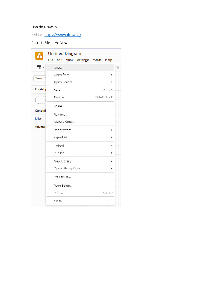 Uso de Draw Io | PDF