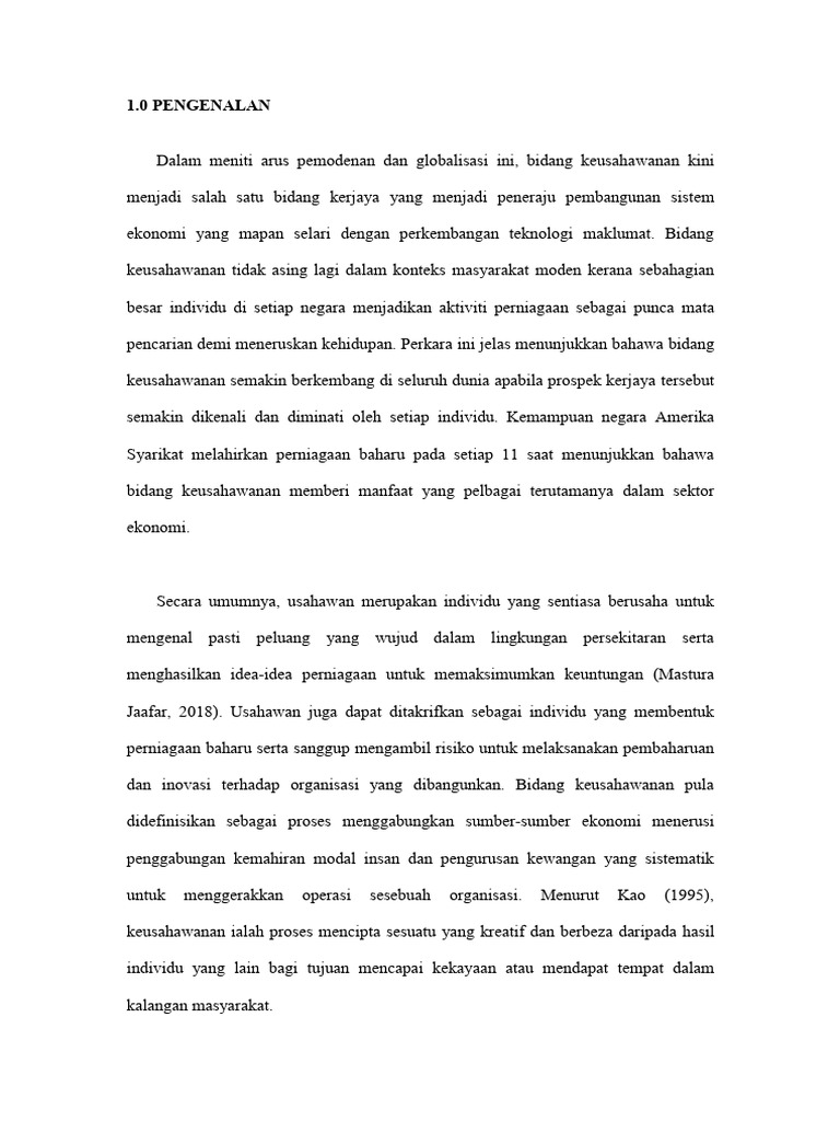 Kemahiran Keusahawanan Penting Untuk para Pelajar PDF | PDF