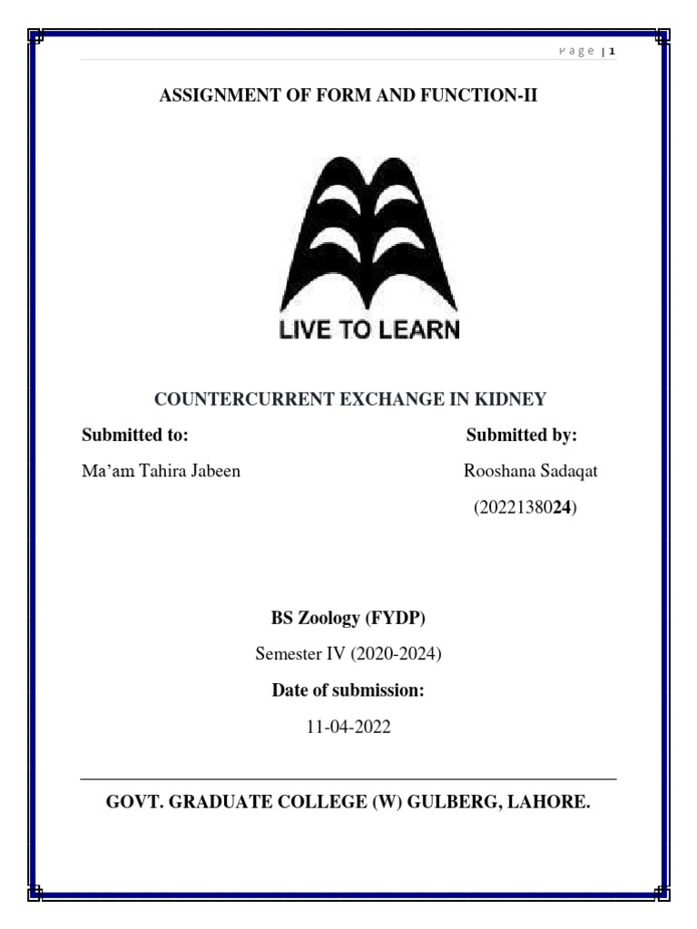 Form'n'Function II | PDF | Genitourinary System | Organ (Anatomy)