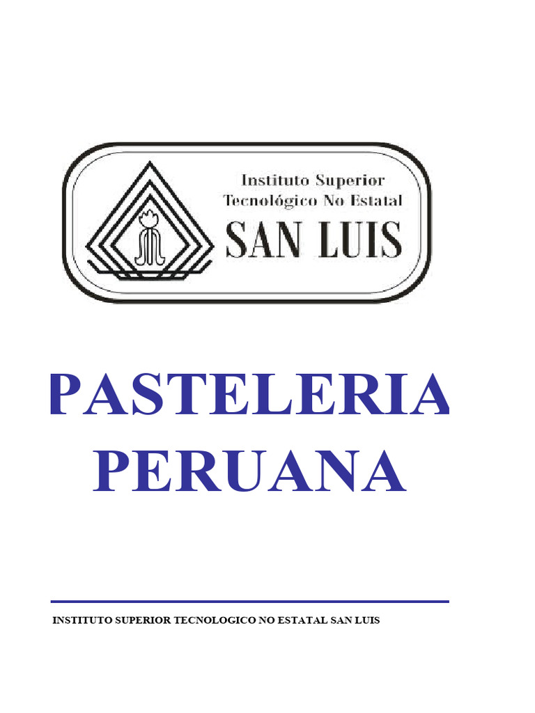 Tradición de la Pastelería Peruana | PDF | Postres | Confitería
