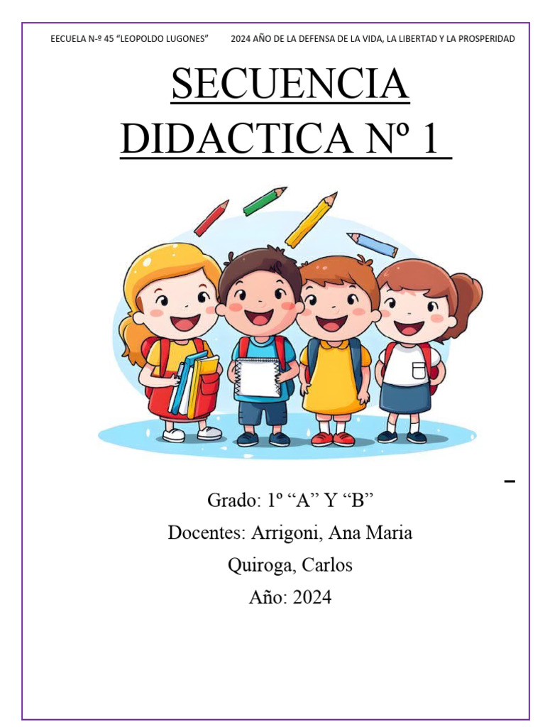 Secuencia Didactica Espanol Primer Grado