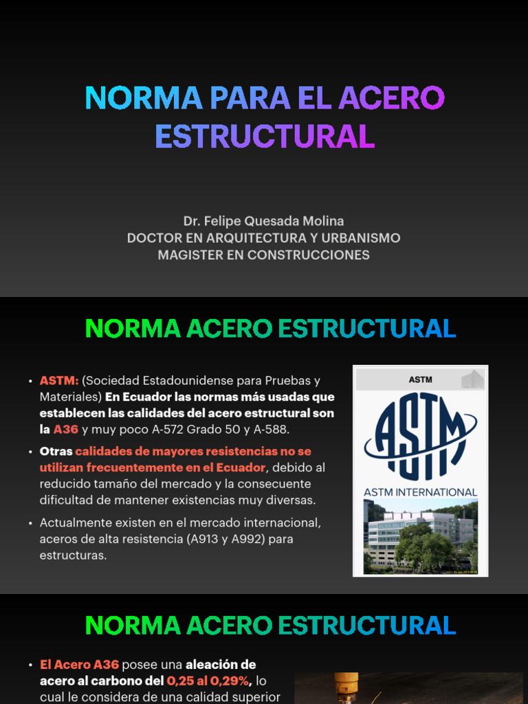 4 Normas Acero Estructural | PDF | Acero | Acero estructural