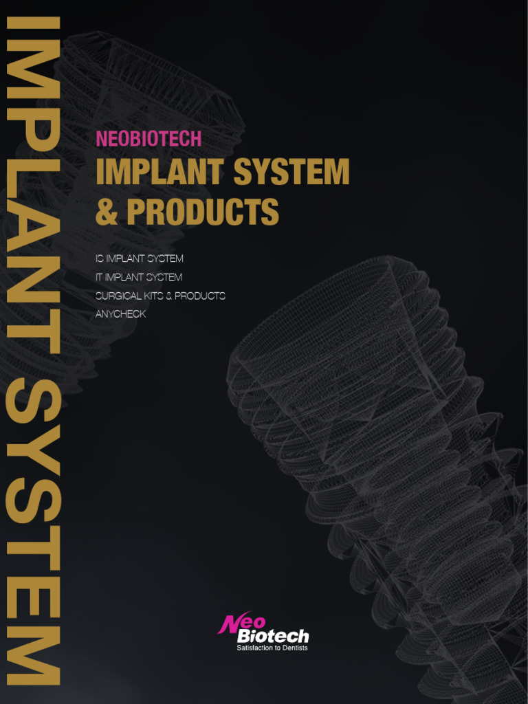 Neo Biotech Catalog | PDF | Dental Implant | Dentistry
