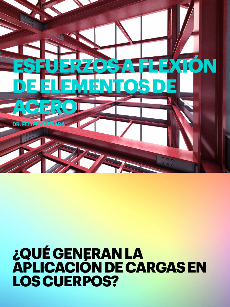 6 Esfuerzos A Flexión Elementos de Acero | PDF | Viga (Estructura) | Doblar