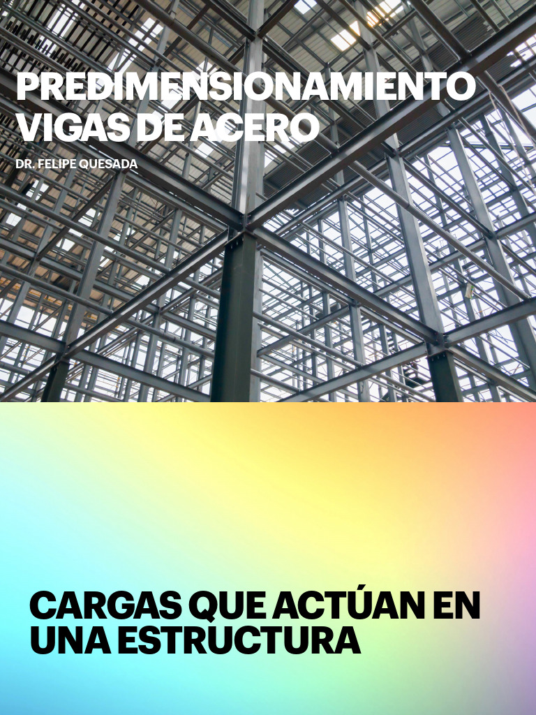 7 Predimensionamiento Vigas Acero | PDF | Viga (Estructura) | Mecánica de sólidos