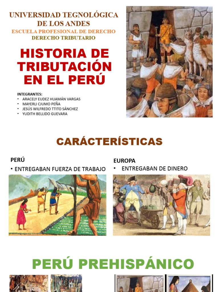 Historia de La Tributación | Descargar gratis PDF | Imperio Inca | América del Sur